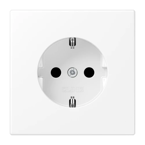 JUNG LS WHITE MATT SOCKET OUTLET